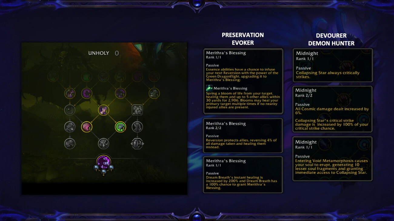 Midnight : 10 nouveaux points de talents et introduction des talents ...